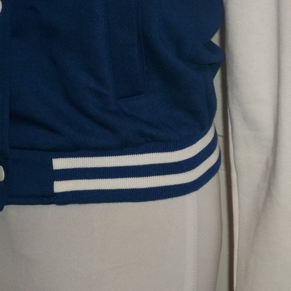 Iris Basic | Jackets & Coats | Ladies Cute Letterman A Jacket Snaps In ...